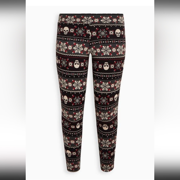 torrid | Pants & Jumpsuits | New Torrid 2x Fair Isle Skullbones Holiday ...